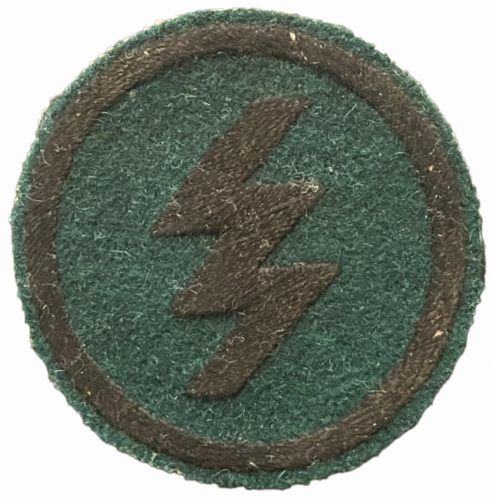 N.S.R.P. BLACK AND GREEN THUNDERBOLT PATCH
